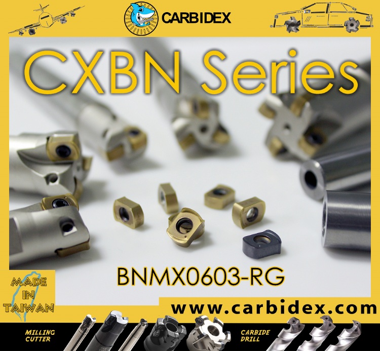 Asia Machinery.net - CARBIDEX Tools - CXBN High Feed Milling Series ...