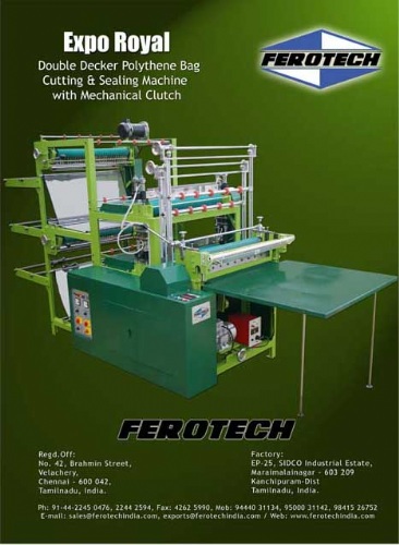 Asia Machinery.net - POLYTHENE BAG CUTTING AND SEALING MACHINE - FEROTECH